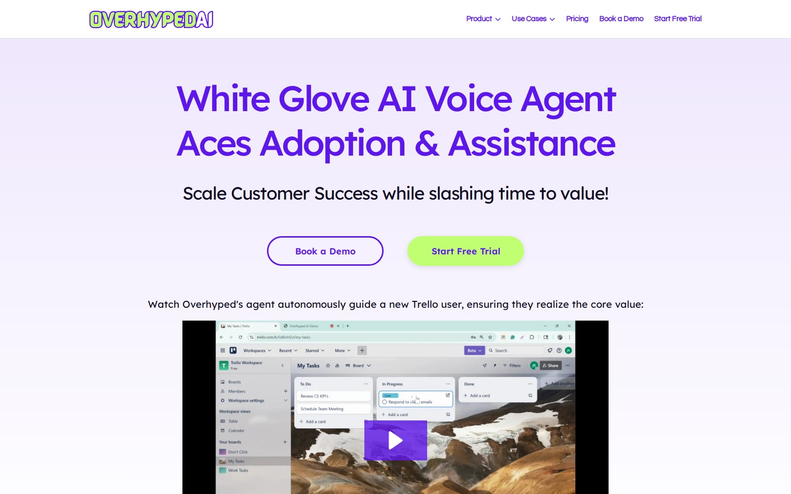 製品採用のためのAIボイスエージェント | Oeb.ai