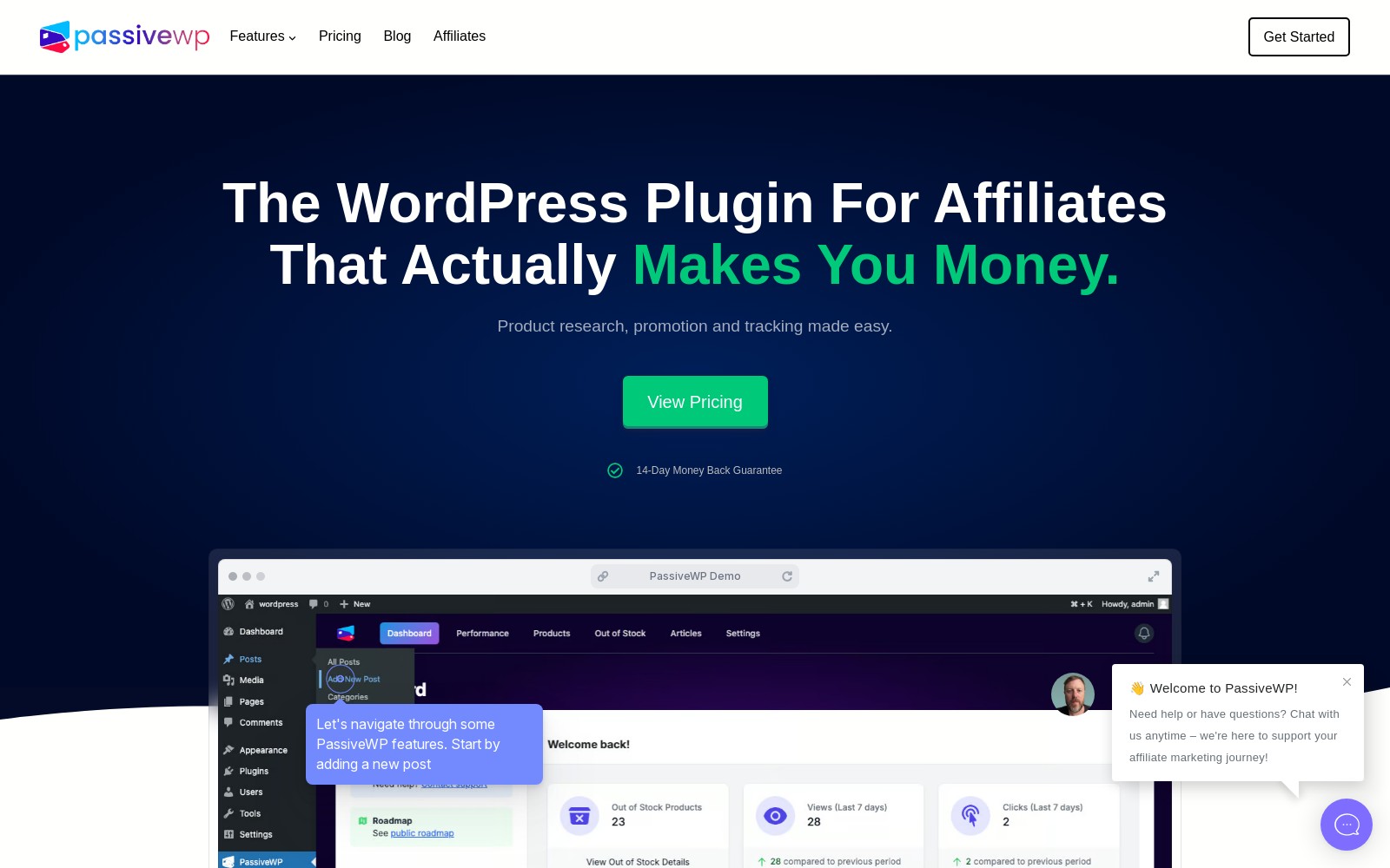PassiveWP - アフィリエイトマーケティングプラグイン | Oeb.ai