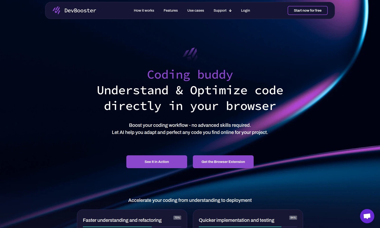 DevBooster: Your AI Coding Buddy | Oeb.ai