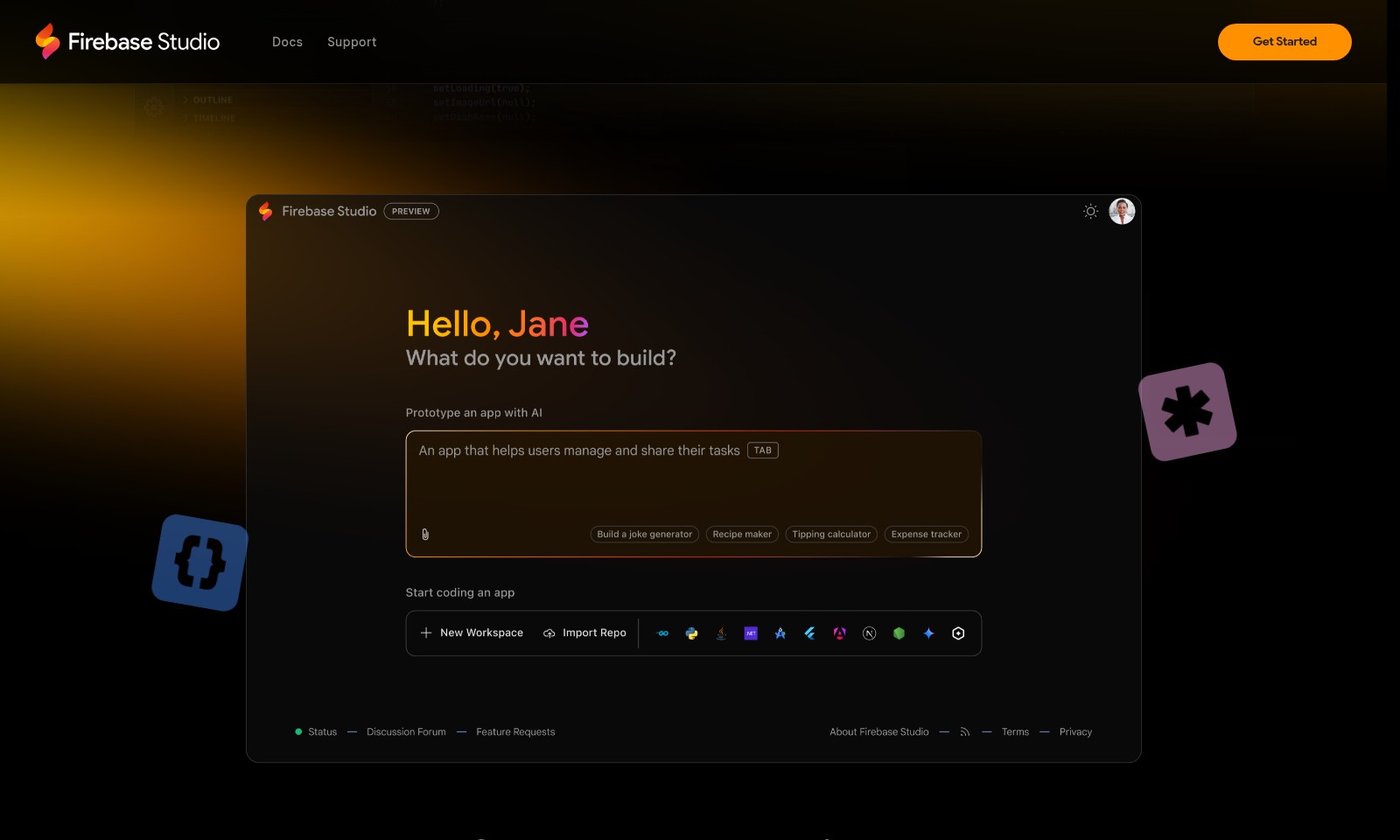 Firebase Studio: AI-Powered Development | Oeb.ai
