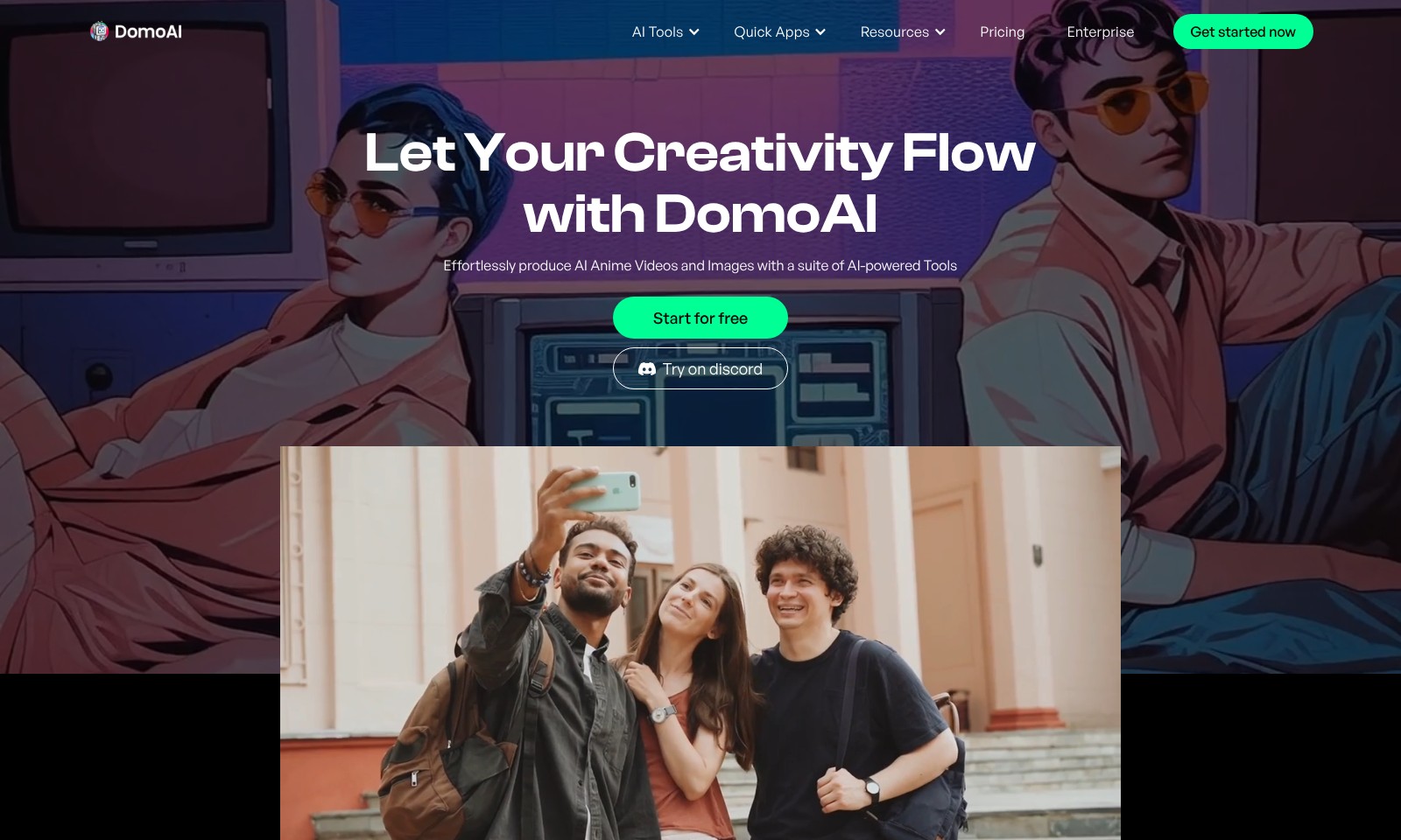 创建令人惊叹的AI动漫视频和图像 | Oeb.ai