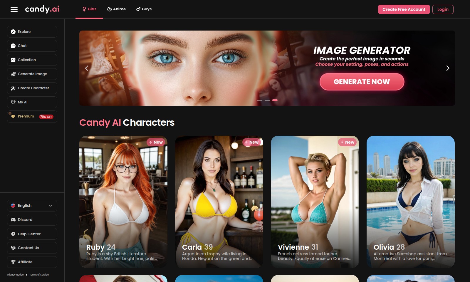 Candy AI: Your Personalized AI Companion | Oeb.ai