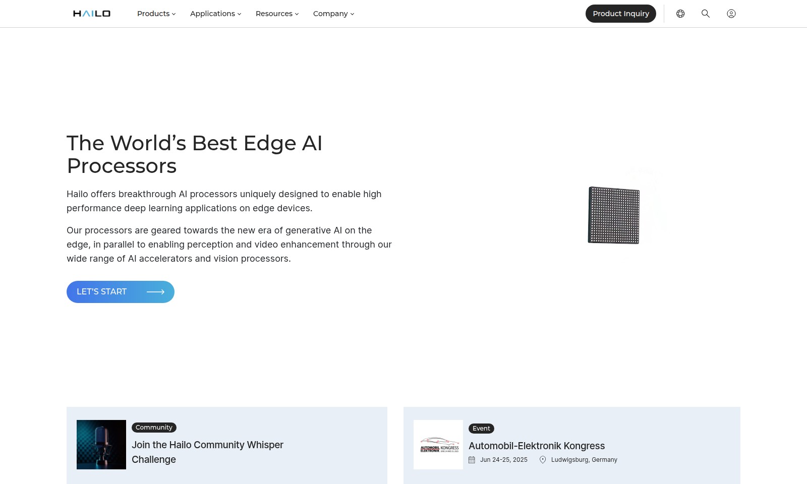 Hailo AIアクセラレーターとソリューション | Oeb.ai