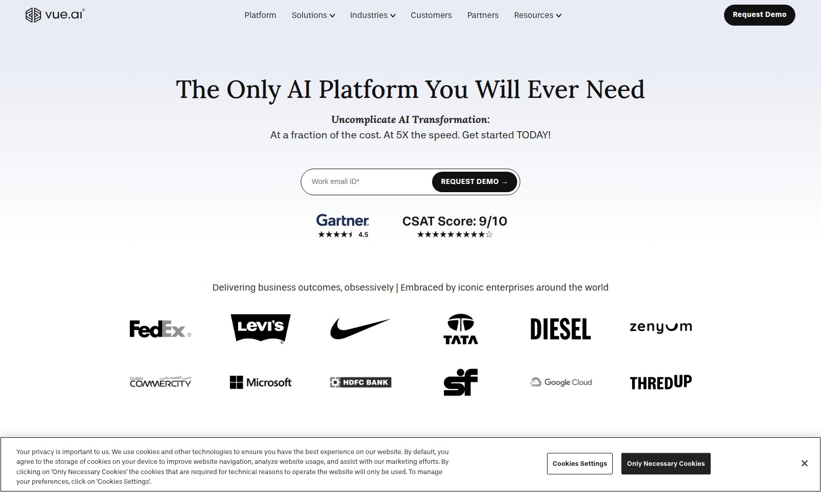 Vue.ai: Simplificando la transformación de IA. | Oeb.ai