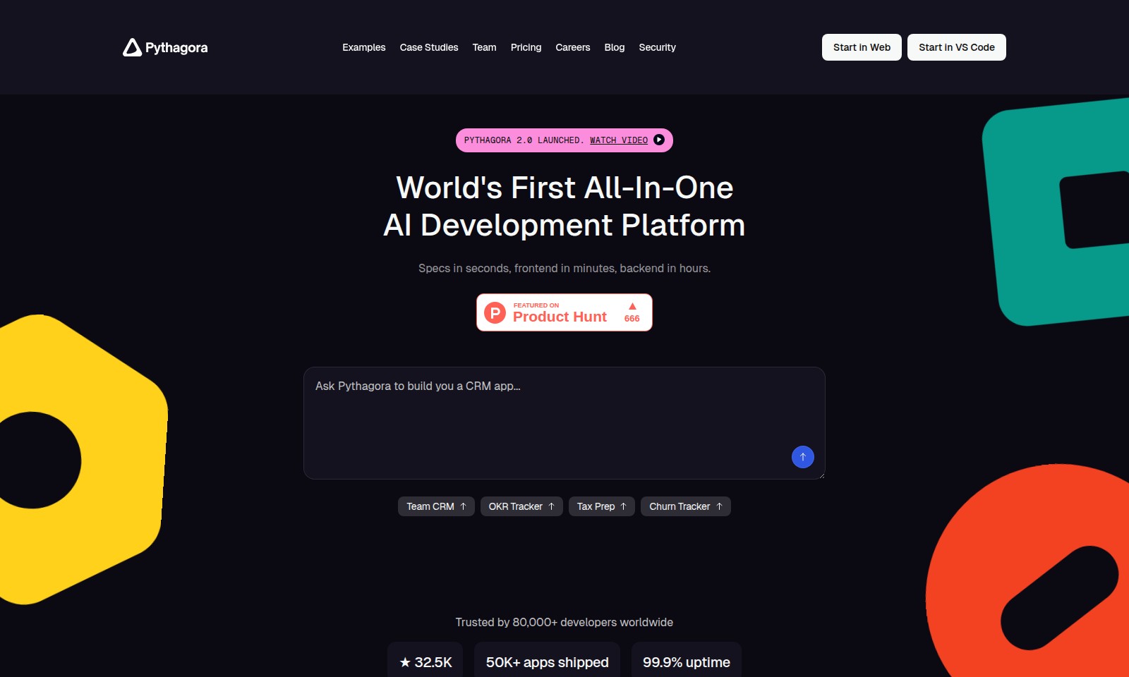 Pythagora: All-in-One AI Development Platform | Oeb.ai