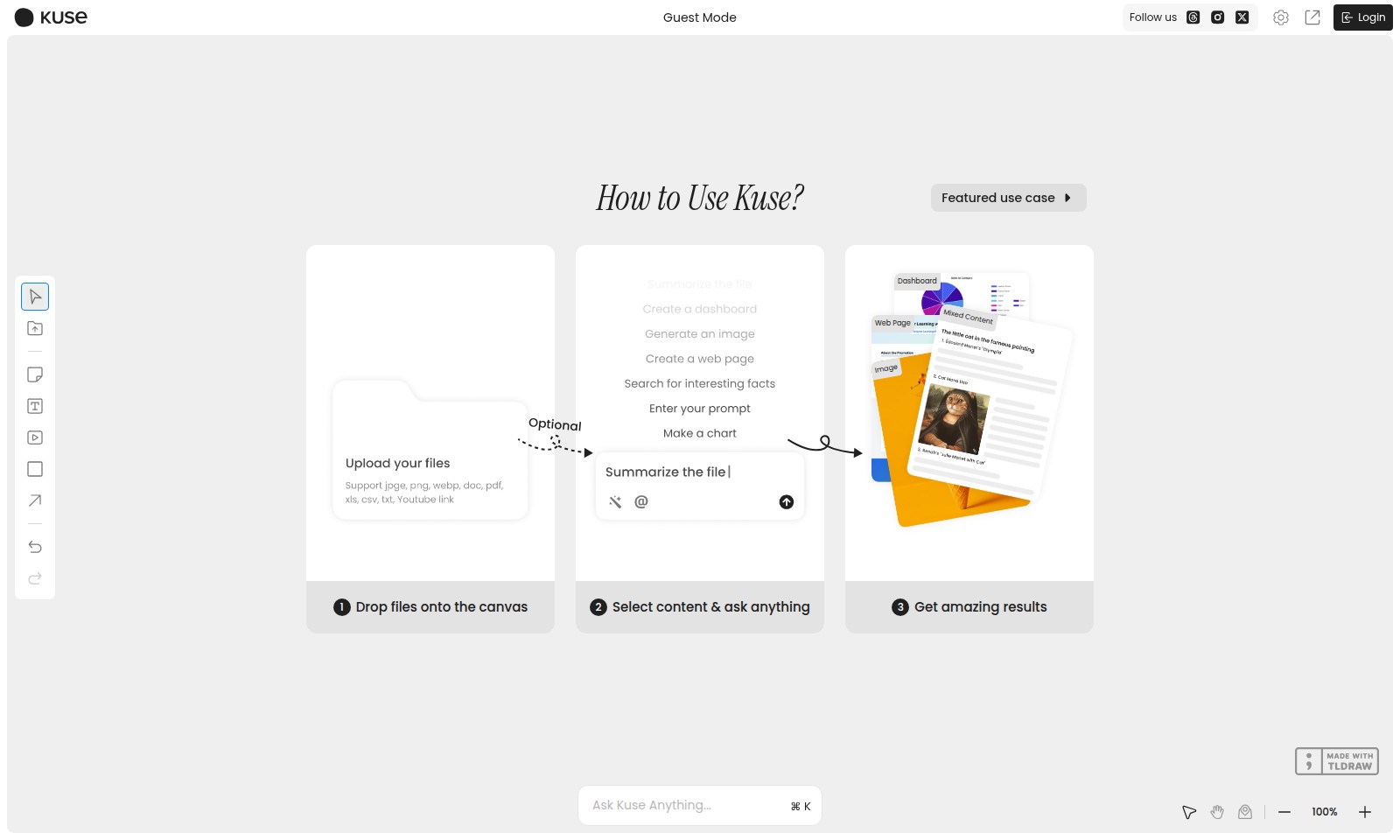 Guide to Using Kuse | Oeb.ai