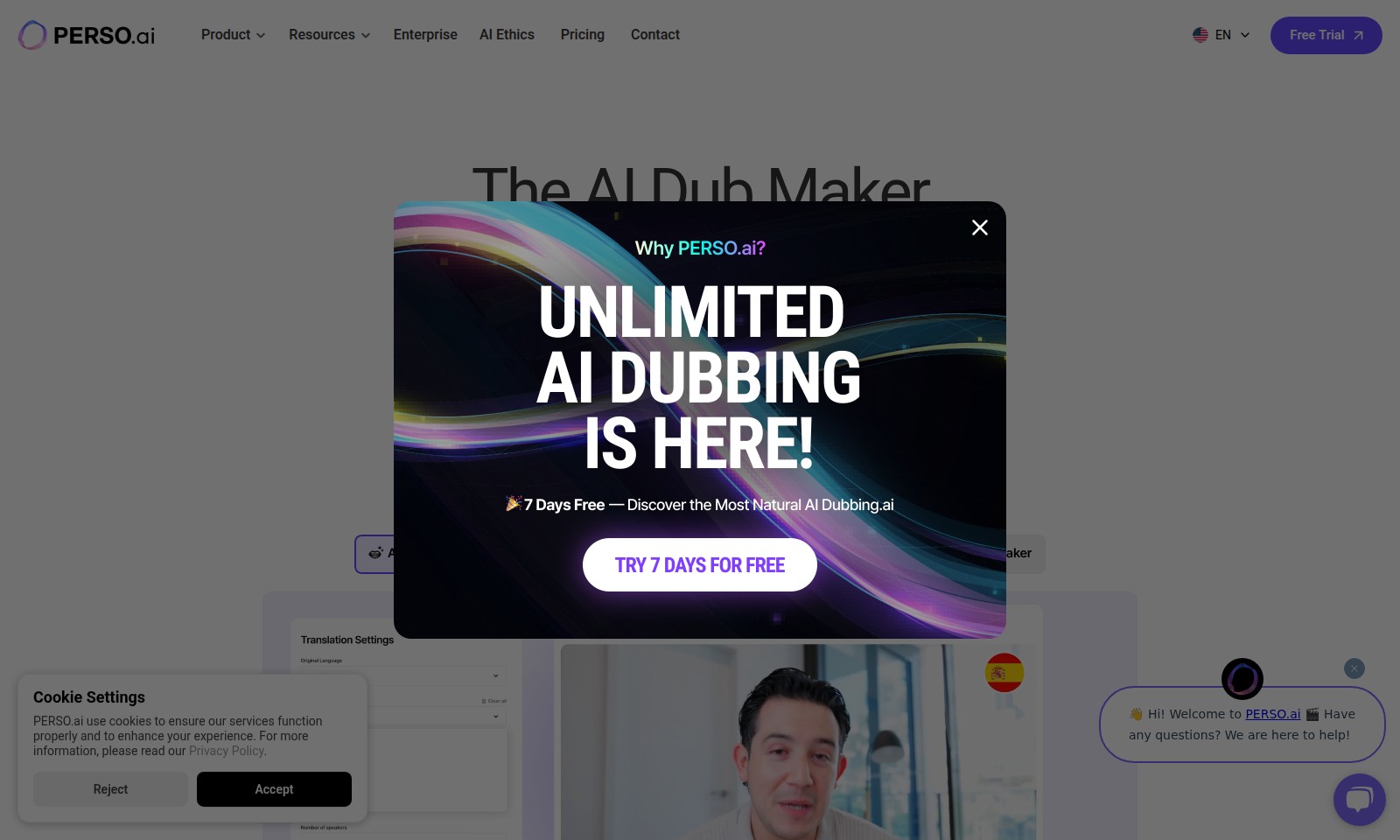 PERSO.ai: All-in-One AI Video Solution | Oeb.ai