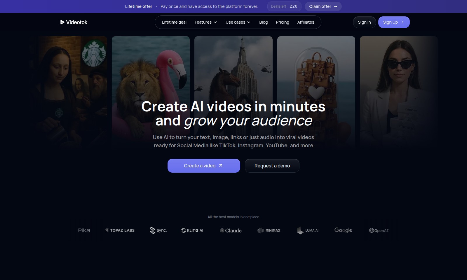 Create AI Videos Easily with Videotok | Oeb.ai