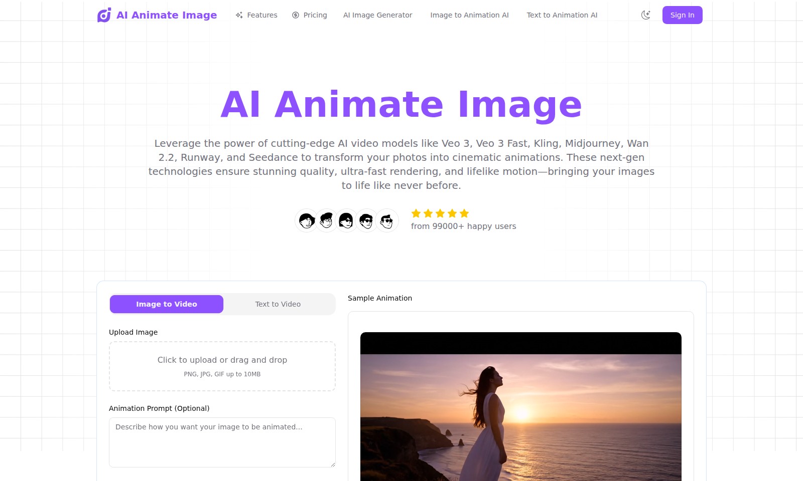 AI Animate Image - Transform Photos to Animation | Oeb.ai
