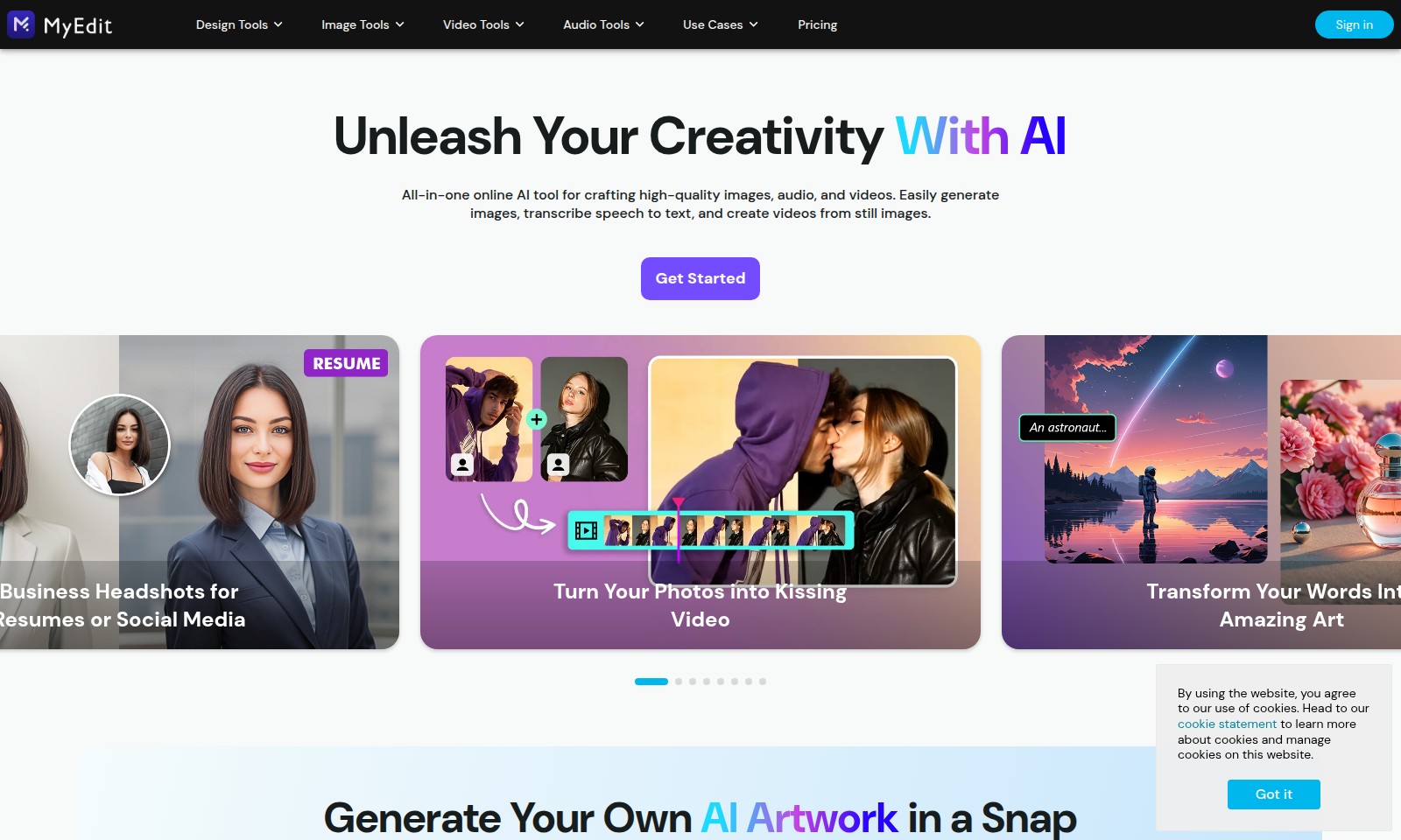 All-in-One AI Creative Tools | Oeb.ai