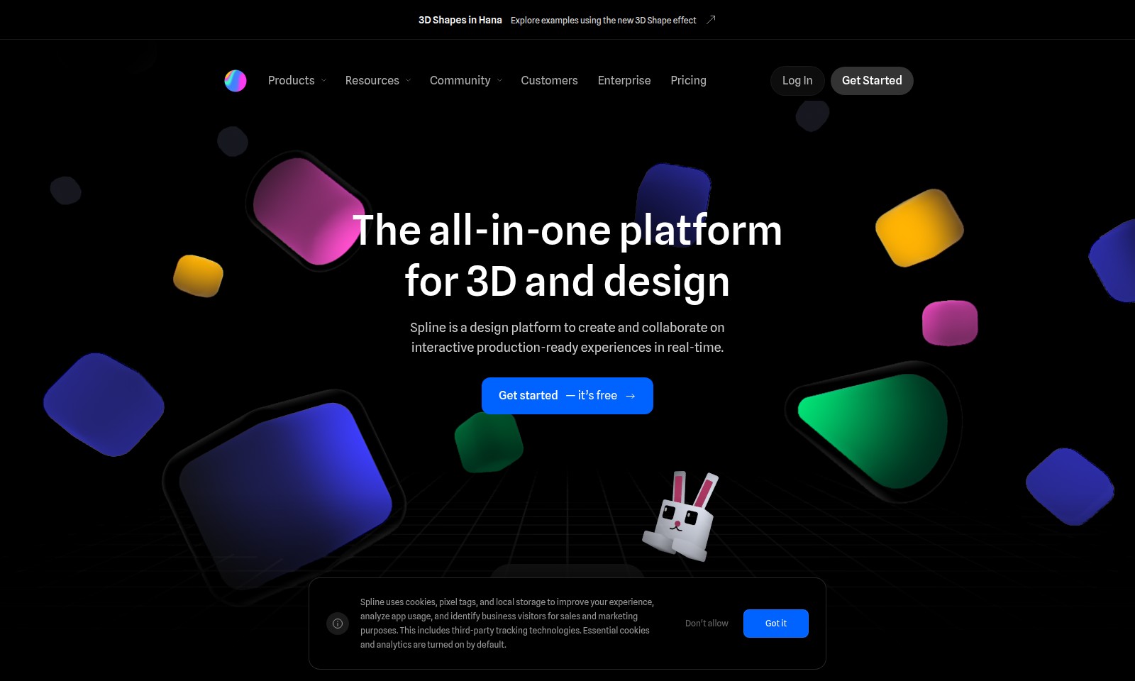 Plataforma de Design 3D Interativa - Spline | Oeb.ai