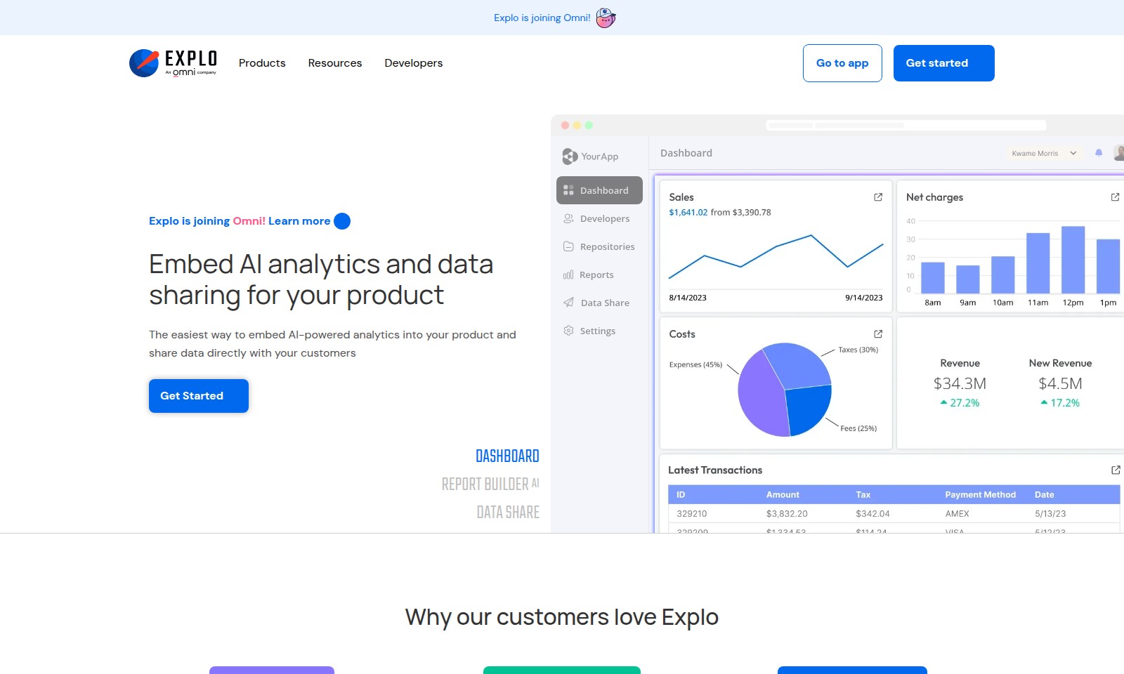 Explo：人工智能驱动的分析集成 | Oeb.ai